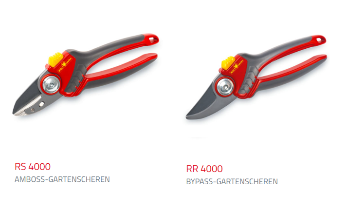 Wann verwende ich eine Amboss- bzw. eine Bypass-Schere? – WOLF-Garten DE
